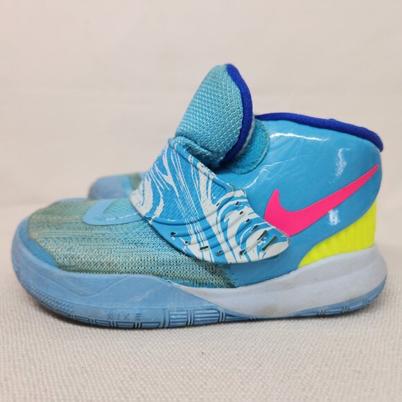 Nike | Shoes | Nike Kyrie 6 Pool Party Blue Pink Volt Infant Toddler ...
